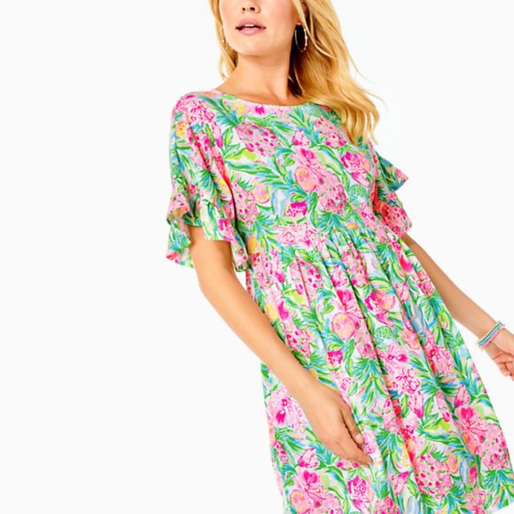Lilly Pulitzer | Dresses | Lilly Pulitzer Tiltson Swing Dress Pear ...